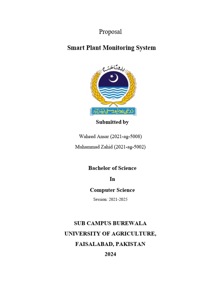 Smart Plant Monitoring System | PDF | Internet Of Things | Mobile App