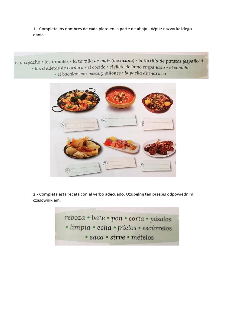 37169392sprawdzian (DESCUBRE 2) - Modulo 2 | PDF