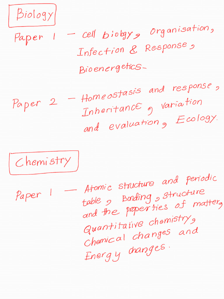 AQA GCSE Paper Structure | PDF