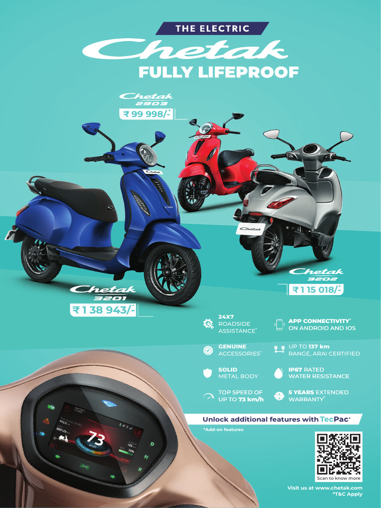 Chetak Brochure 3201, 3202, 2903 | PDF | Wheeled Vehicles | Private ...
