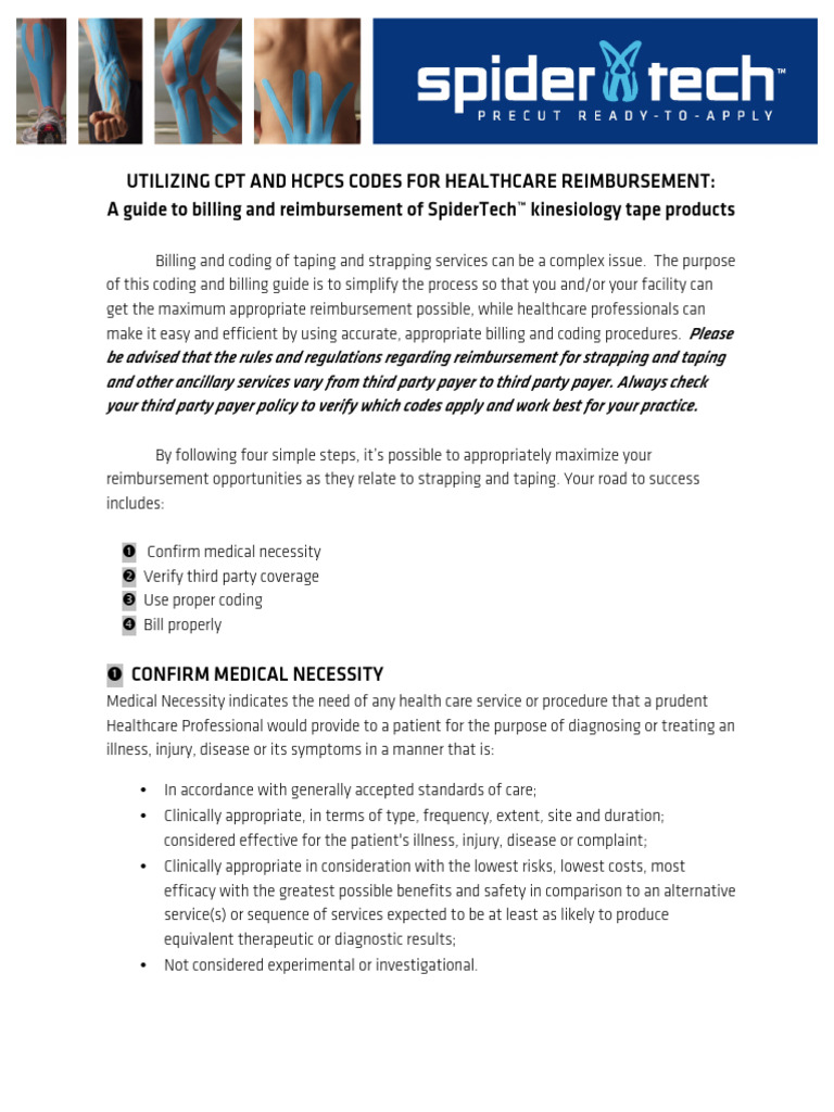 Spidertech 2011 Billing Codes | PDF | Back Pain | Medical Diagnosis