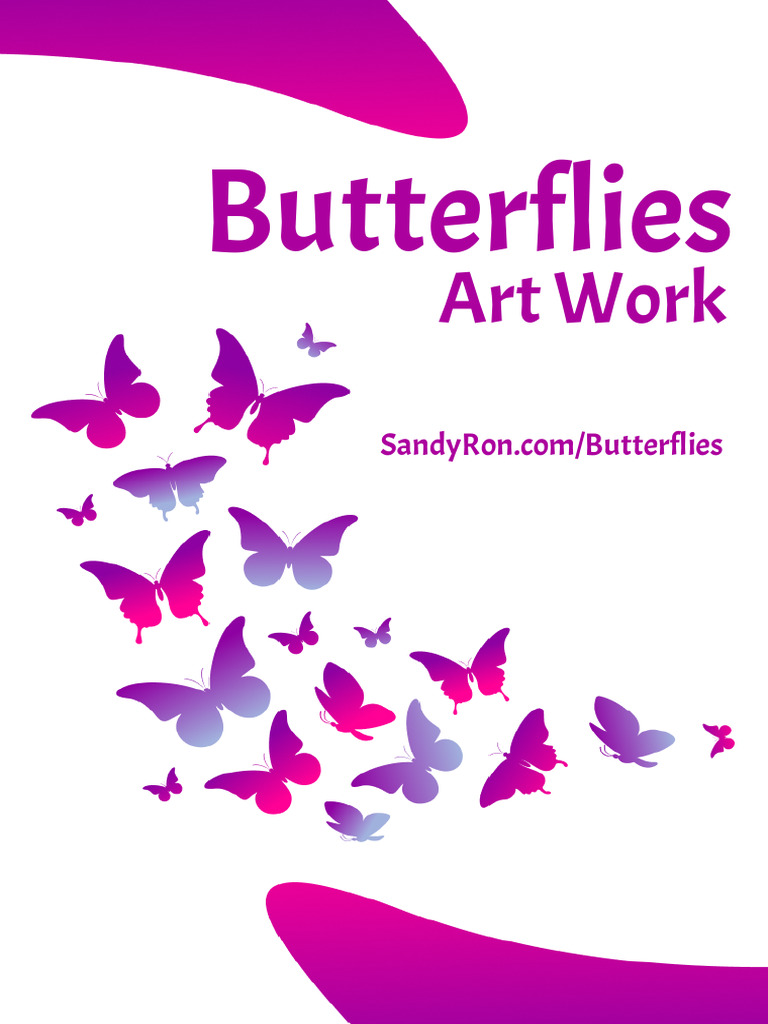 Butterflies Art Work | PDF