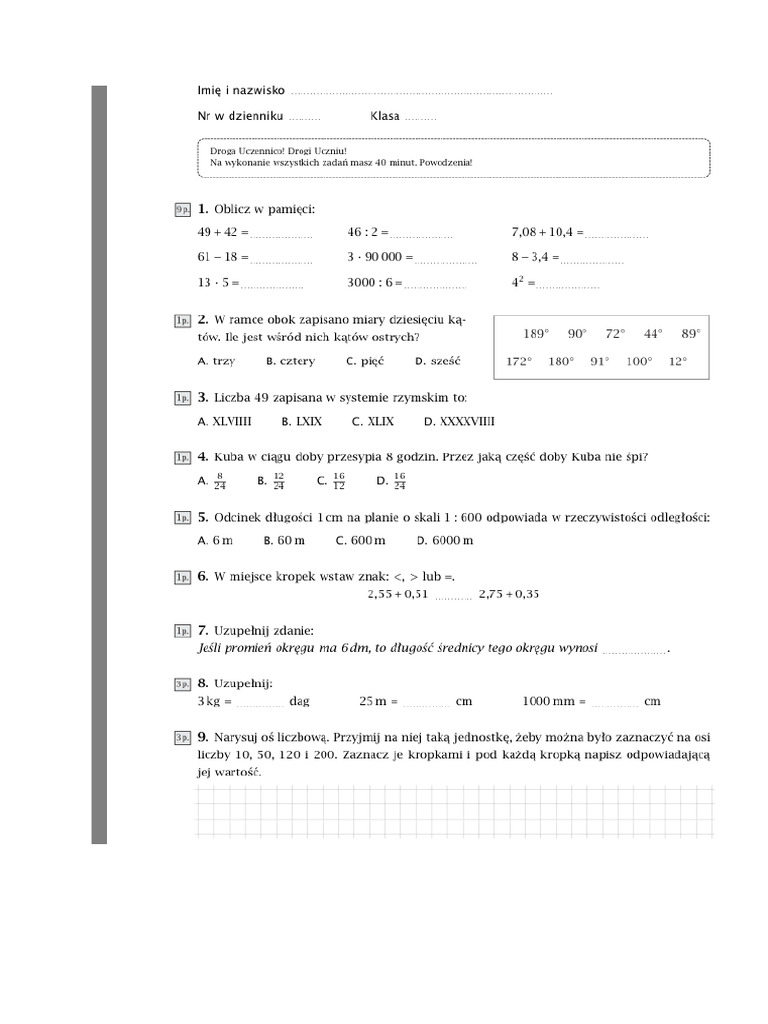 Matem Zadania2 | PDF