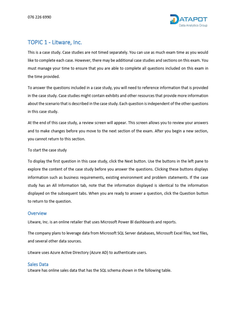 PL300 Case Study Co Logo | PDF | Table (Database) | Balance Sheet