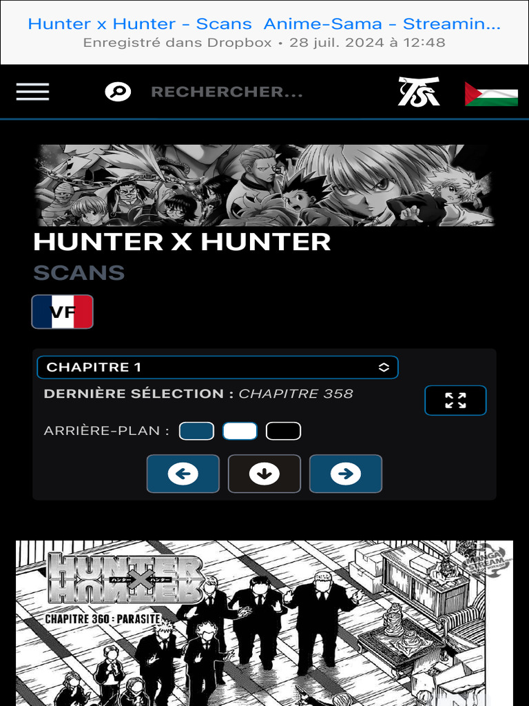 Hunter x Hunter Scans VF en Ligne | PDF