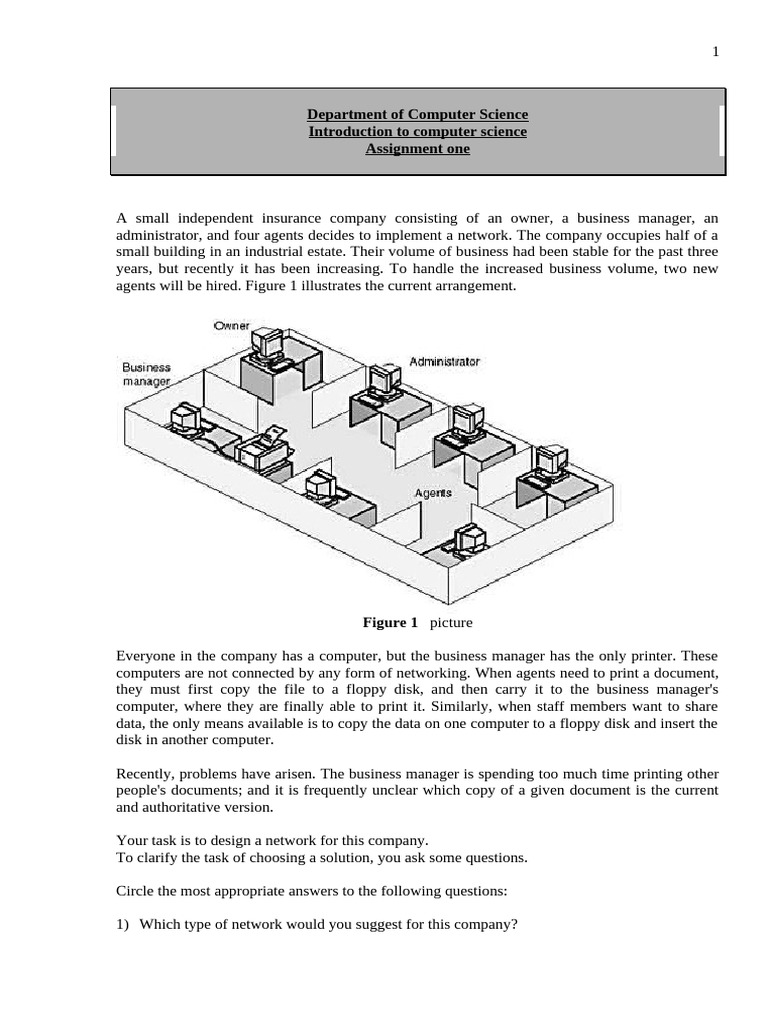 Assignment On Introduction To Cs Pdf Computing Computer Science