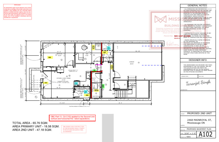 A2 - As-Built Basement Plan | PDF | Building Technology | Building Engineering