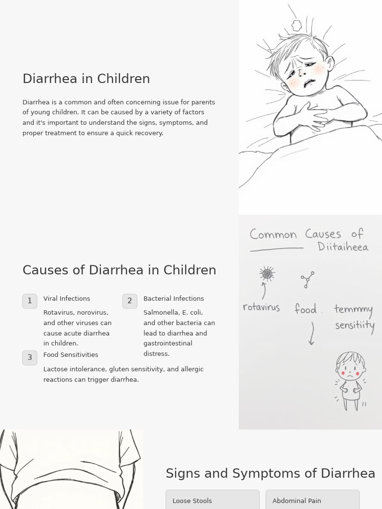Diarrhea in Children | PDF | Diarrhea | Dehydration