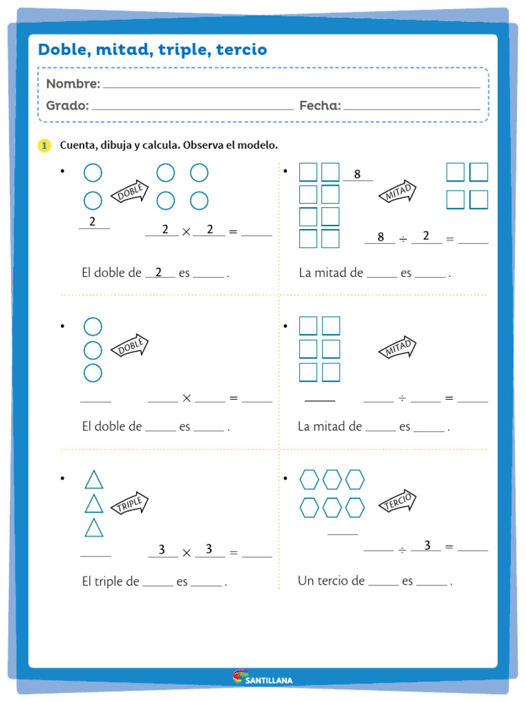 Mitad, Doble, Triple - 240611 - 164623 | PDF