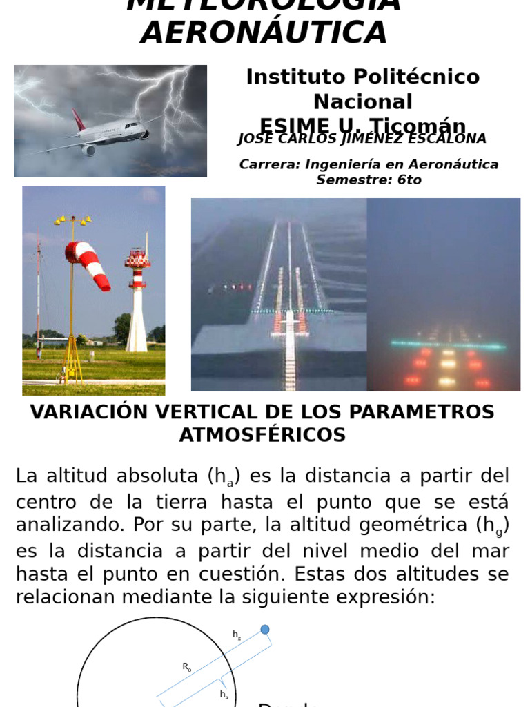 METEOROLOGIA (CLASE 6) Atmosfera Estandar (Vertical) | PDF | Atmósfera ...