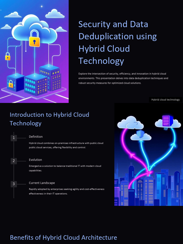 Security and Data Deduplication Using Hybrid Cloud Technology | PDF | Cloud Computing ...