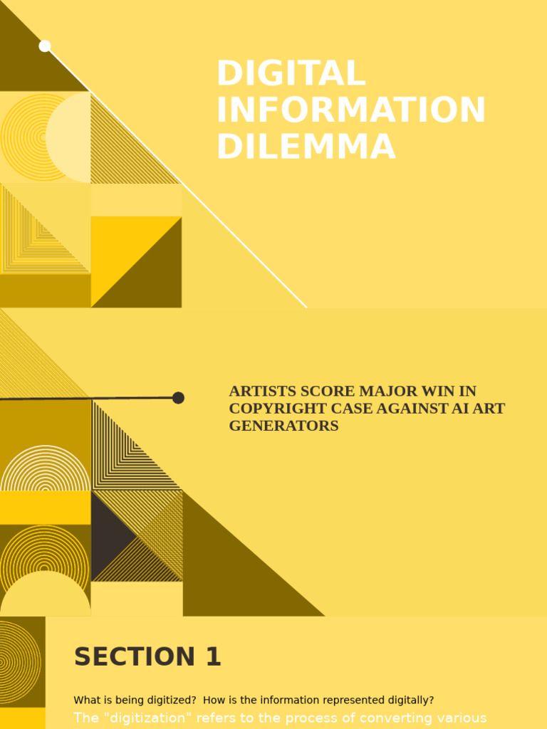 Lesson 12 - Template - Digital Dilemmas - Yellow | PDF | Artificial ...