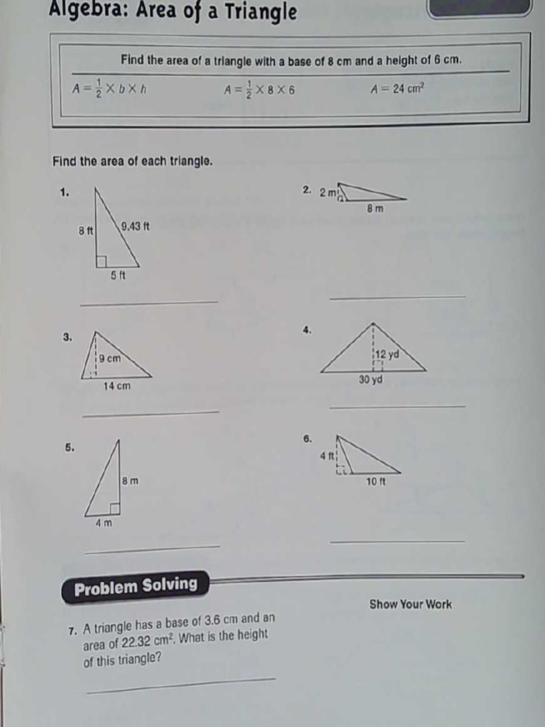Attachment - PDF - Area Triangle 2 | PDF