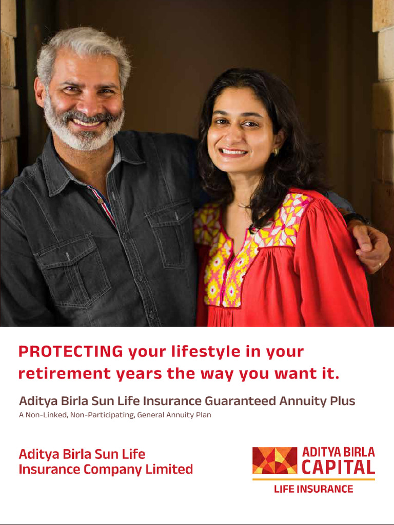 ABSLI Guaranteed Annuity Plus V13 Brochure Web Version 4c076905b3 | PDF ...