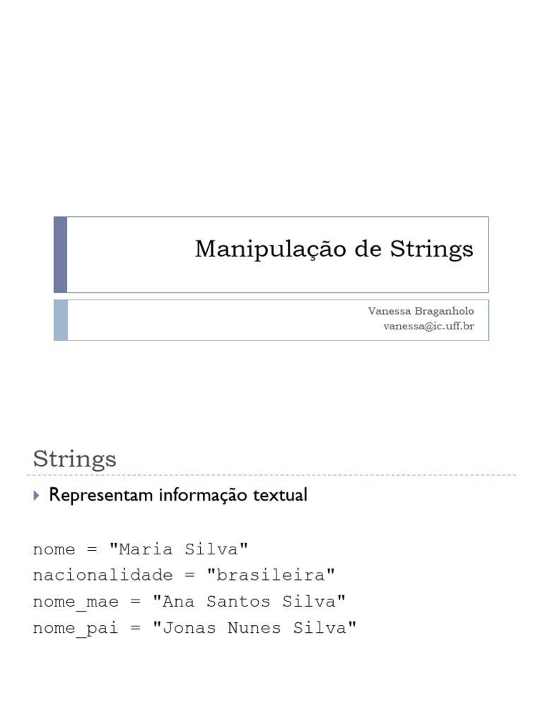 10-Strings-v2 | PDF | String (Ciência da Computação) | Programação de ...