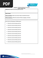 Template For IB Individial Oral (IO) Outline | PDF | Language Arts ...