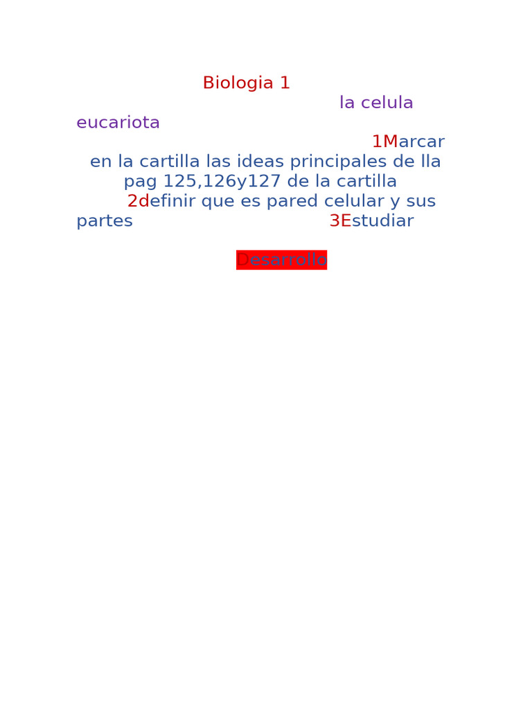 Biologia 1 La Celula Eucariota | PDF