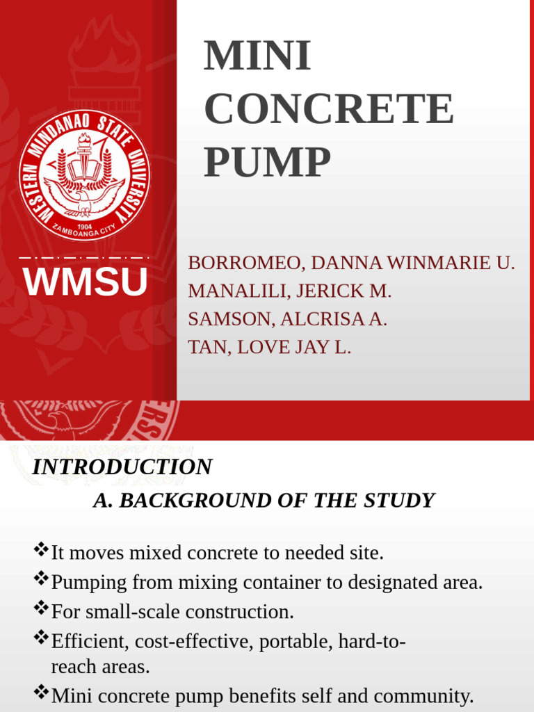 Mini Concrete Pump | PDF | Recycling