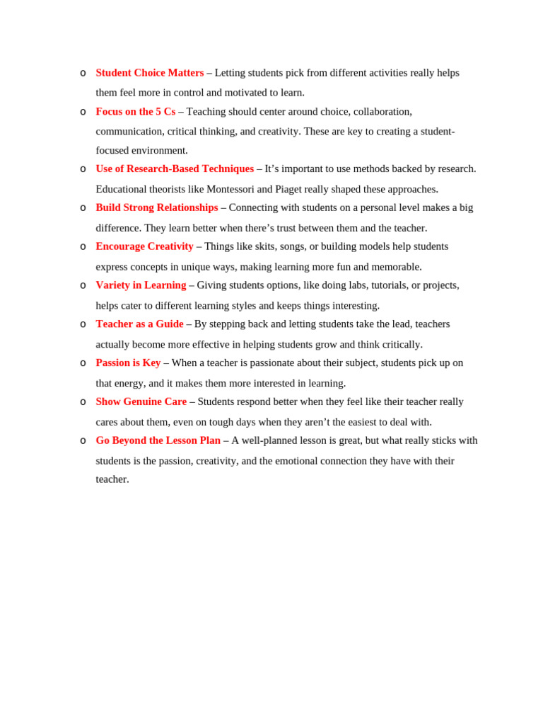 10 Key Points Summary | PDF