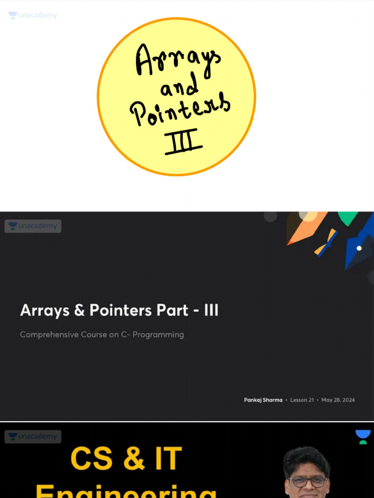Arrays and Pointers Explained | PDF