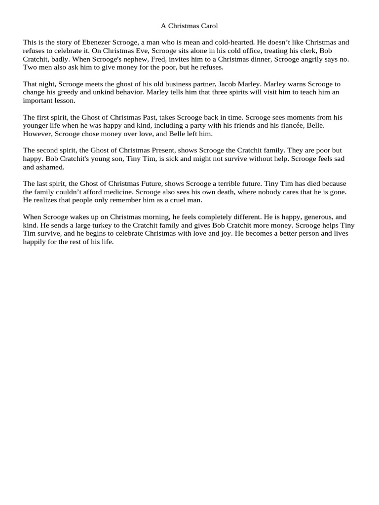 A Christmas Carol | PDF