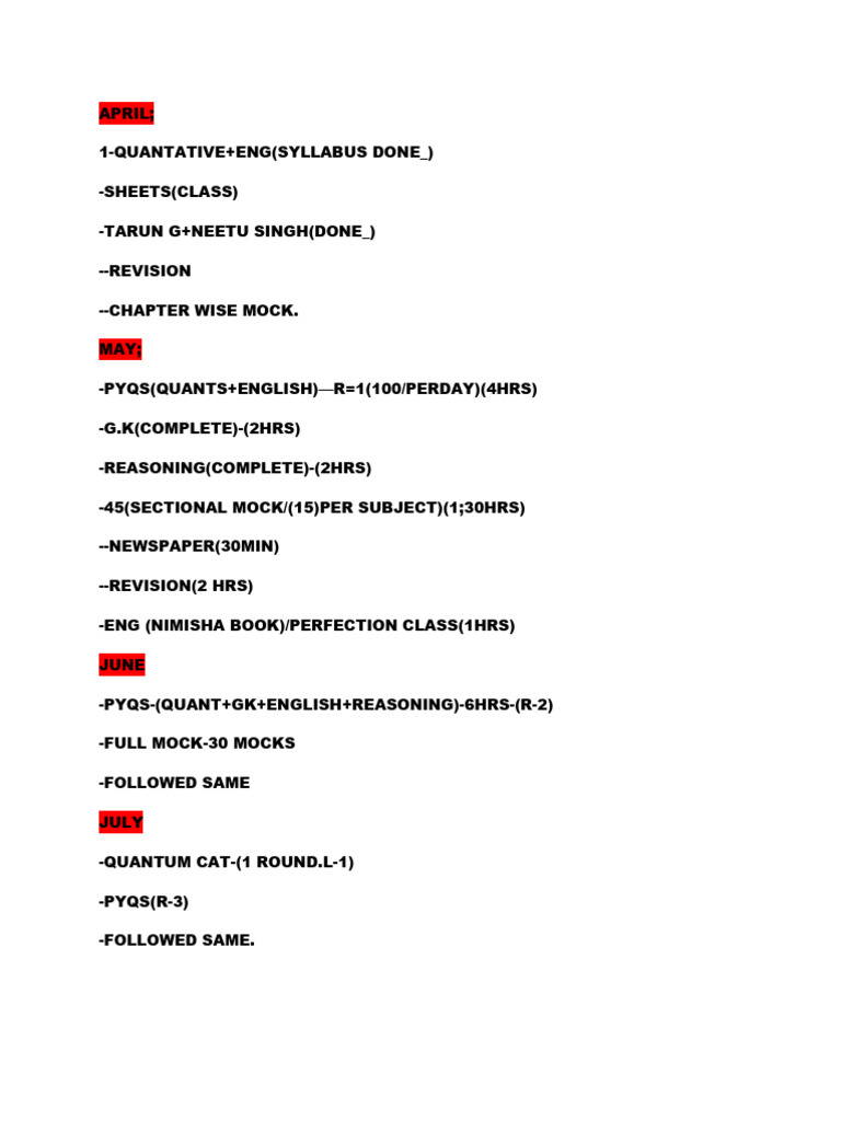 SSC CGL Roadmap | PDF