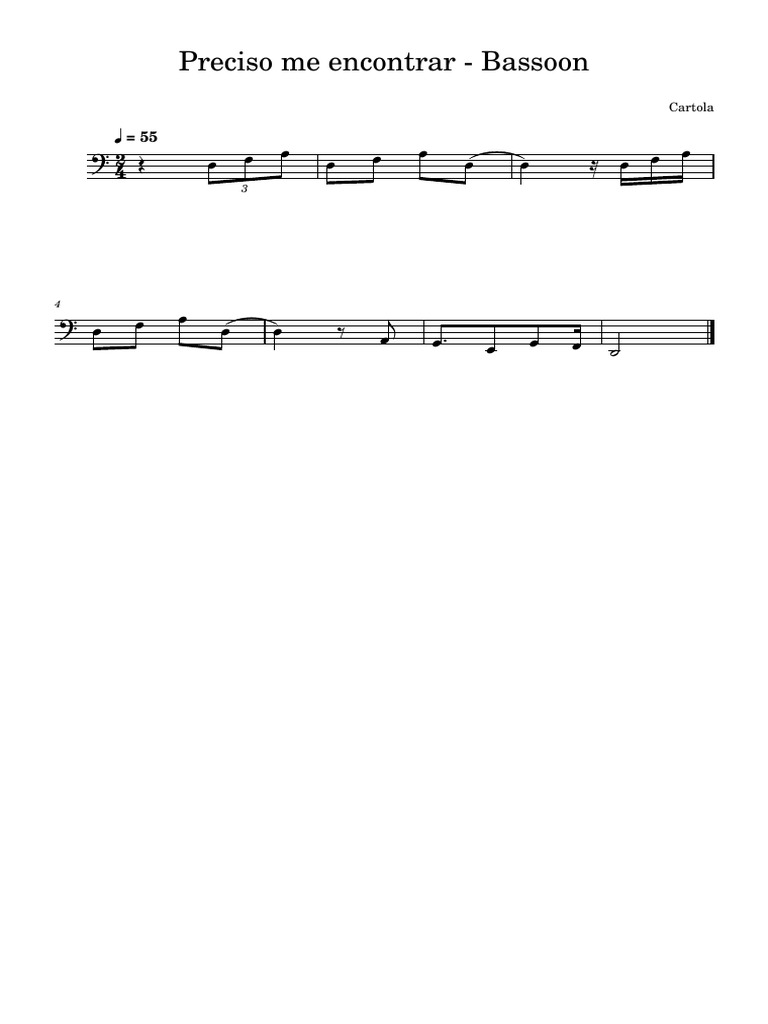 Bassoon Excerpt | PDF