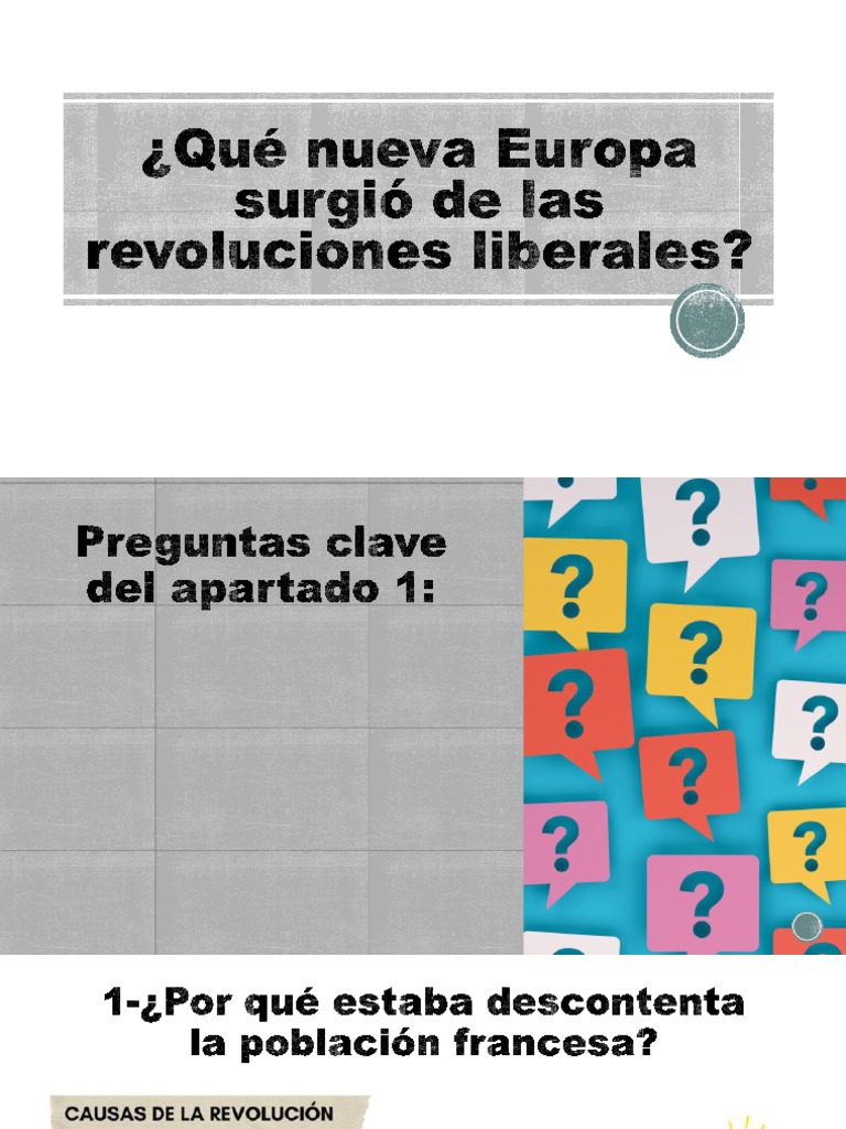 Revoluciones Liberales en Europa: 1789 | PDF | Ciencias Políticas ...