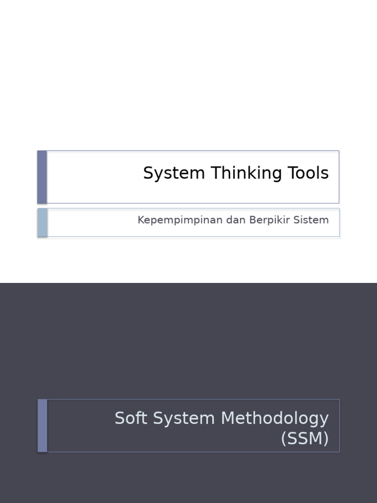 System Thinking Tools | PDF