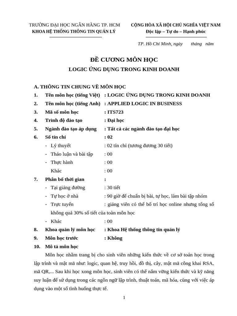 Logic NG D NG Trong Kinh Doanh | PDF