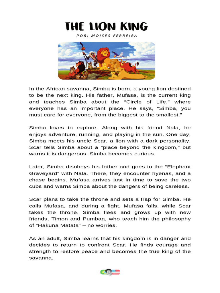 The Lion King PDF | PDF