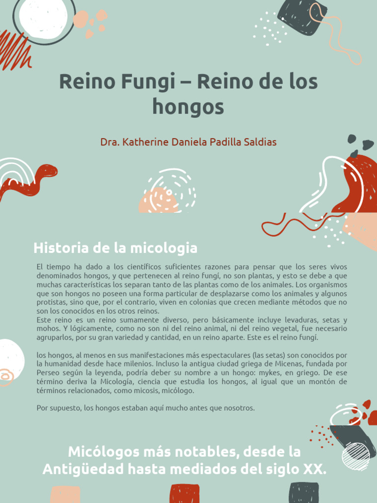 Introducción al Reino Fungi: Hongos | PDF | Virus | Hongo