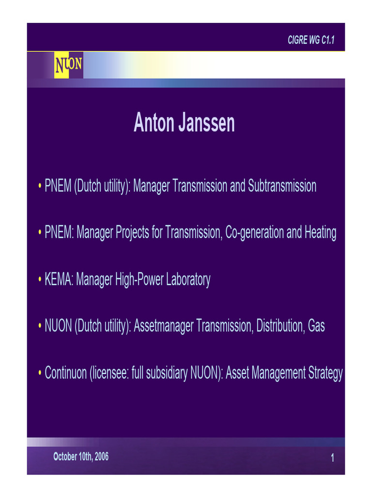 10 - Janssen - CIGRE en Gestión Activos | PDF | Reliability Engineering ...