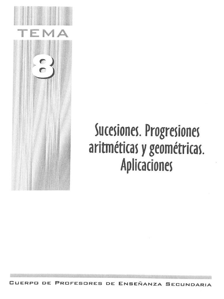 Tema 8.sucesiones | PDF