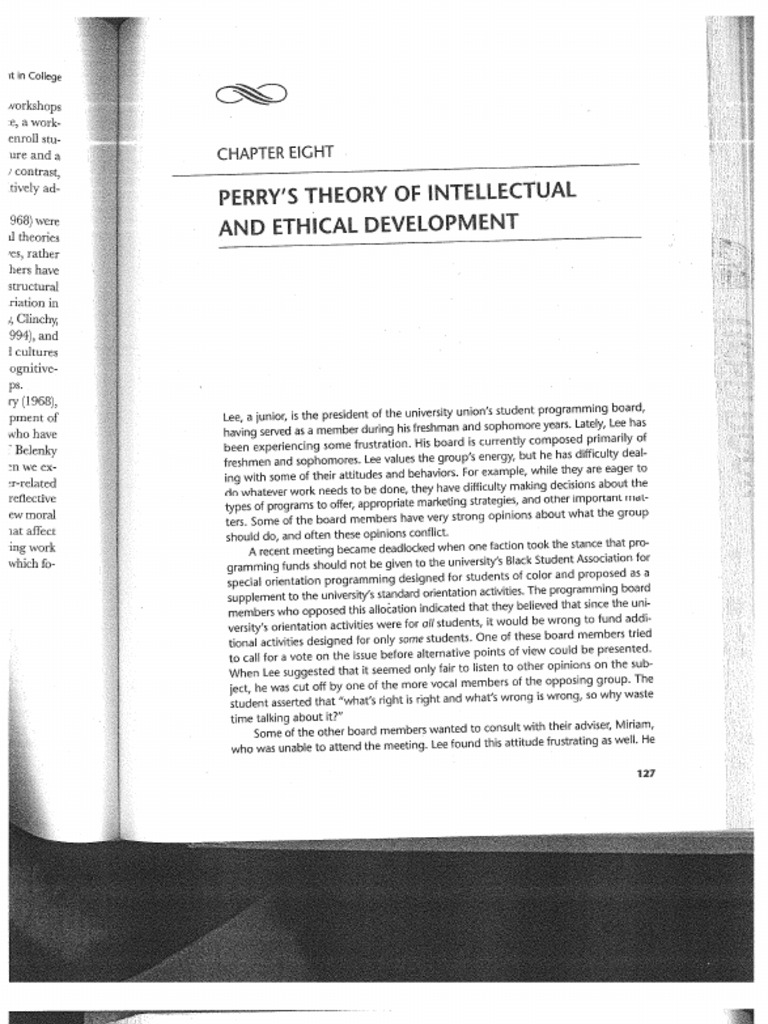 Evans Perry Ethical Development | PDF | Validity (Statistics) | Relativism