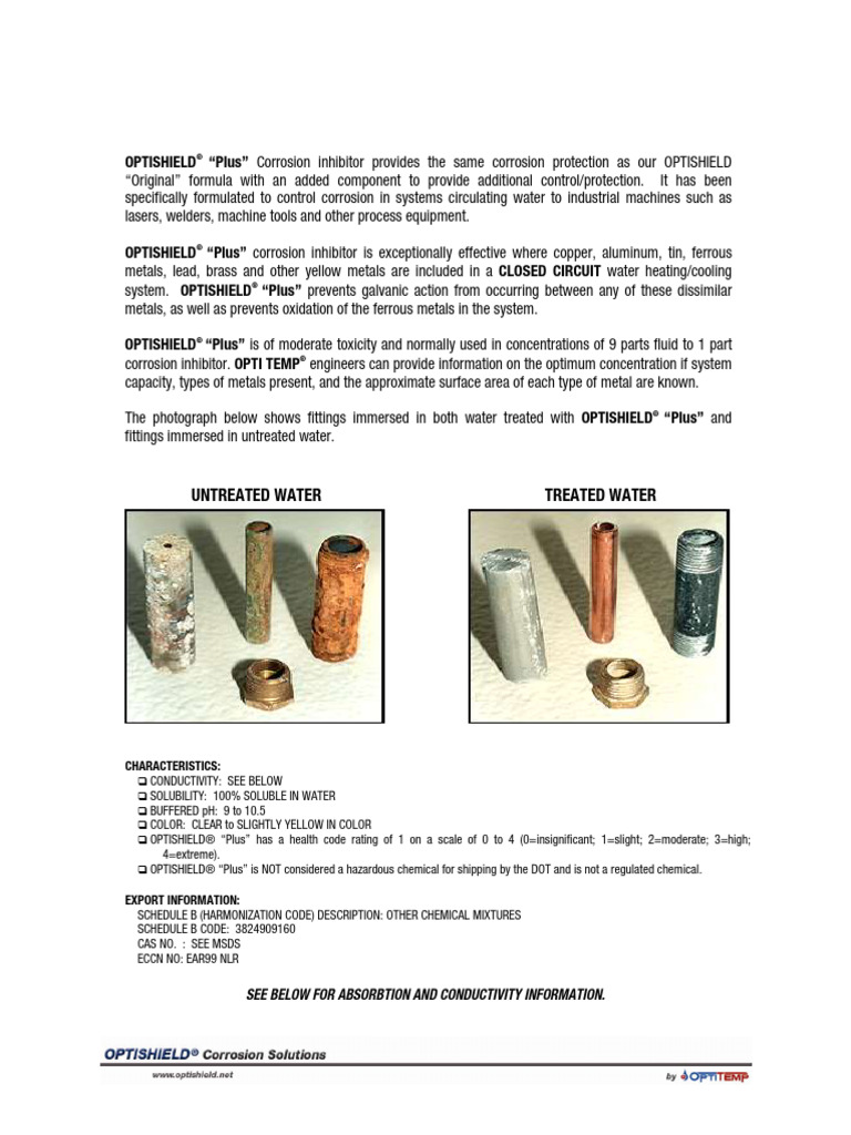 DATASHEET OTS Plus | PDF | Corrosion | Metals
