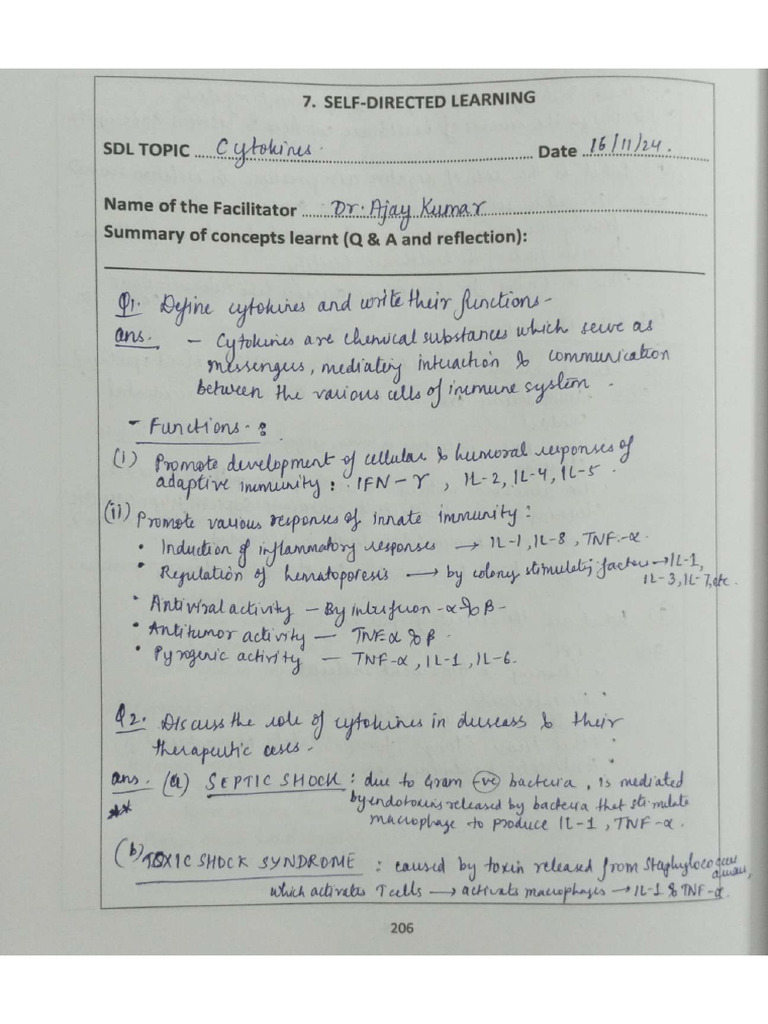 Cytokines SDL | PDF