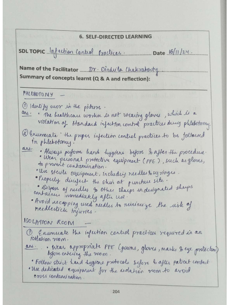 infection control-Sdl | PDF