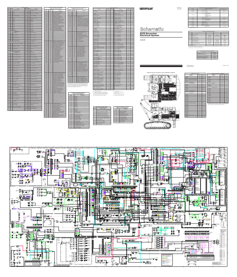 Excavator Electrical System Guide | PDF | Switch | Brake