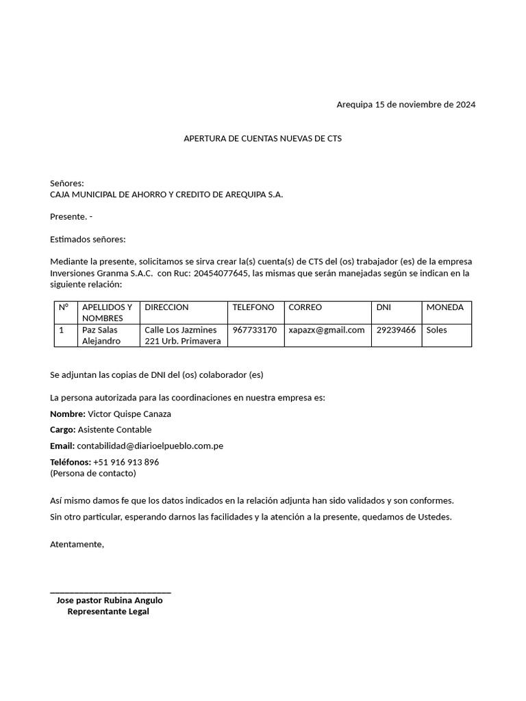 carta-modelo-apertura-cts-individual-masiva | PDF