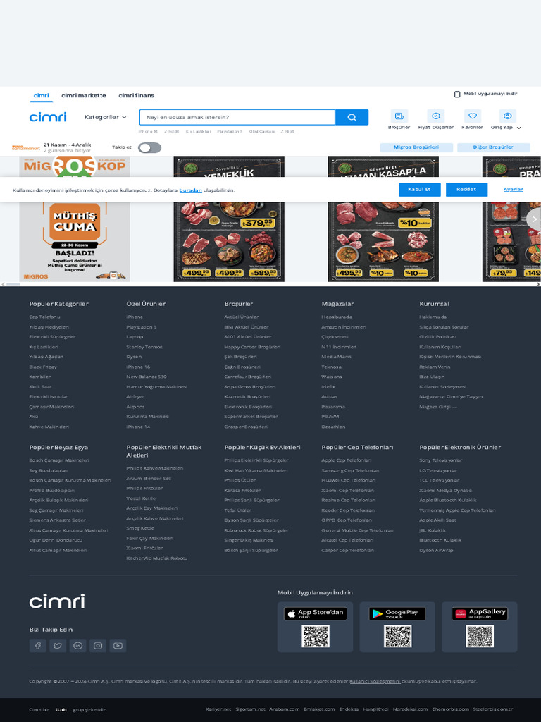 Migros 21 Kasım - 4 Aralık Broşürü | PDF