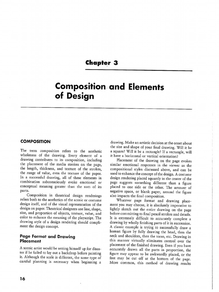 Composition and Elements of Design | PDF