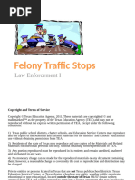 Felony Traffic Stop Procedures Guide | PDF | Traffic Stop | Traffic