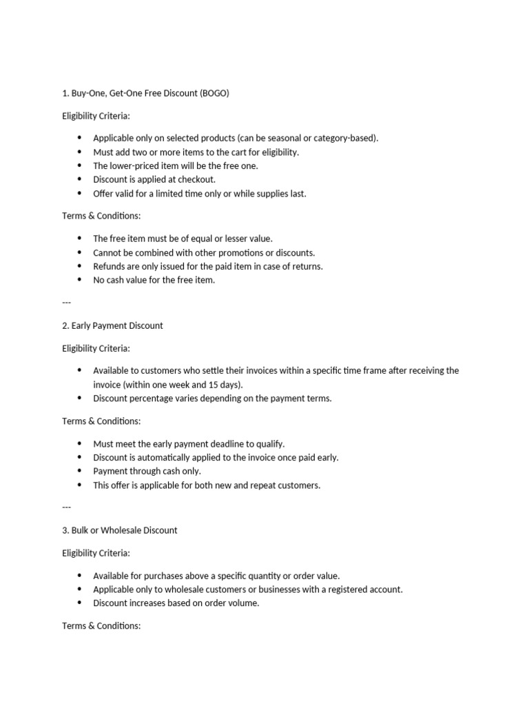 discount | PDF | Discounts And Allowances | Loyalty Program