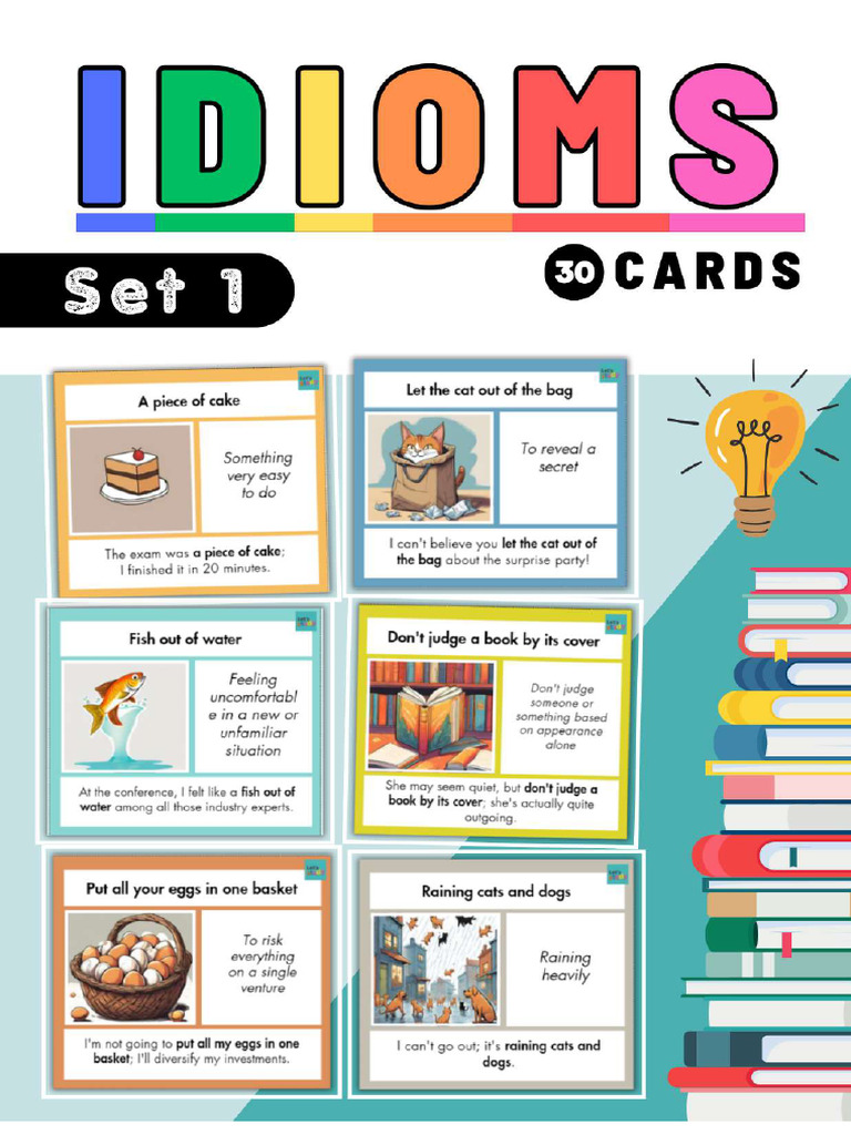 Idioms Set 1 | PDF