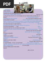 Dialogue d'accueil à l'hôtel | PDF | Hôtel et logement | Tourisme et ...