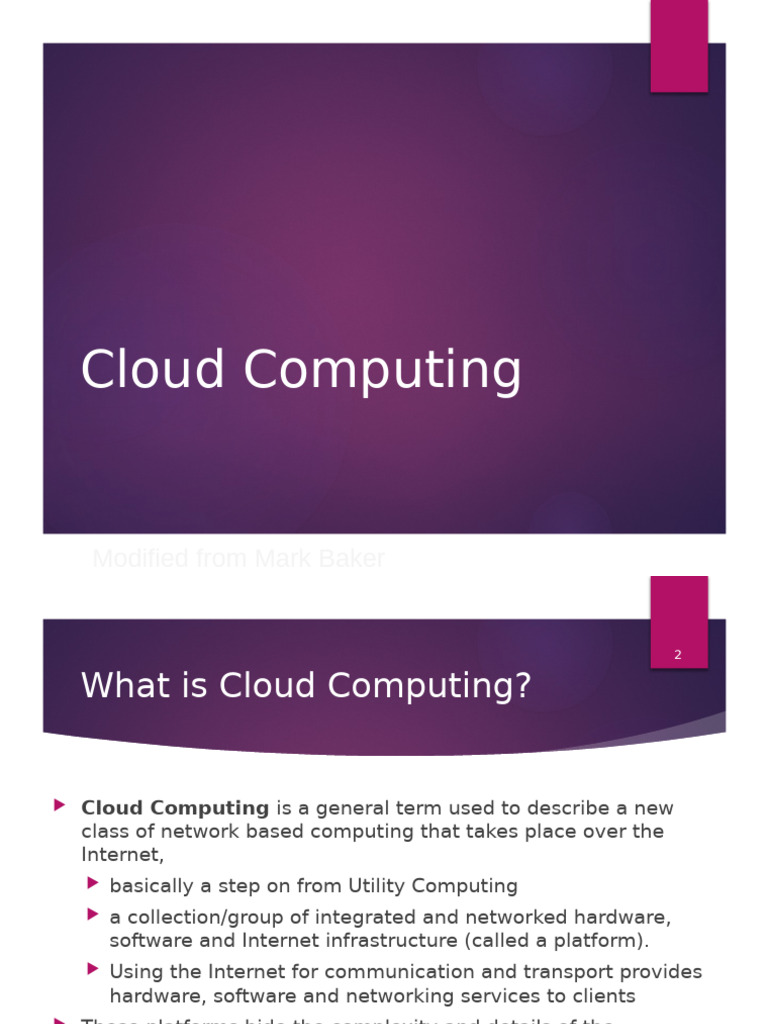 2 Cloud Fundamental | PDF | Cloud Computing | Virtual Machine