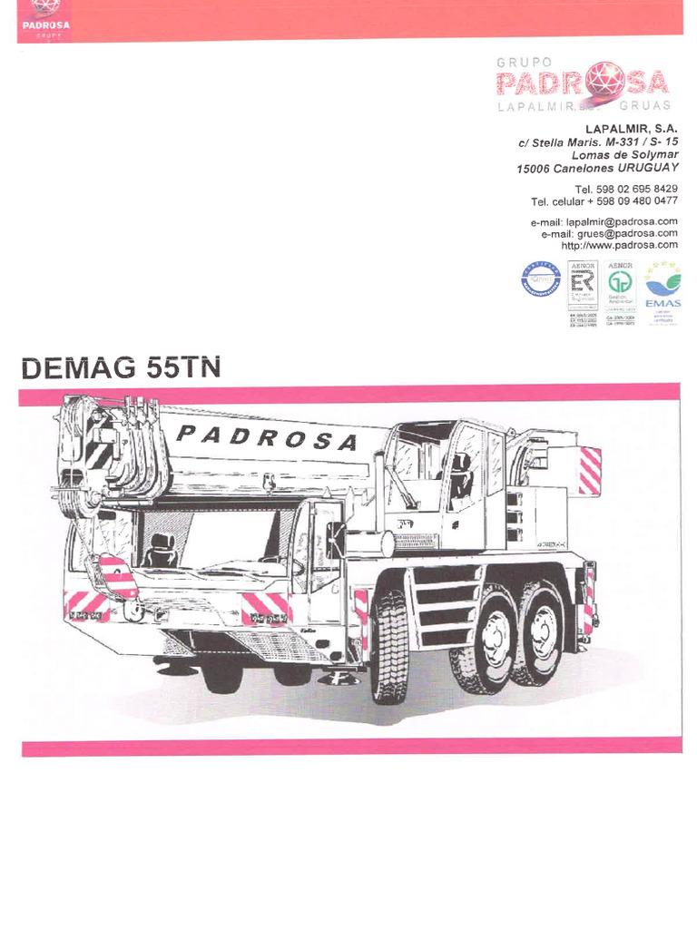 55 tn - DEMAG AC50-E | PDF