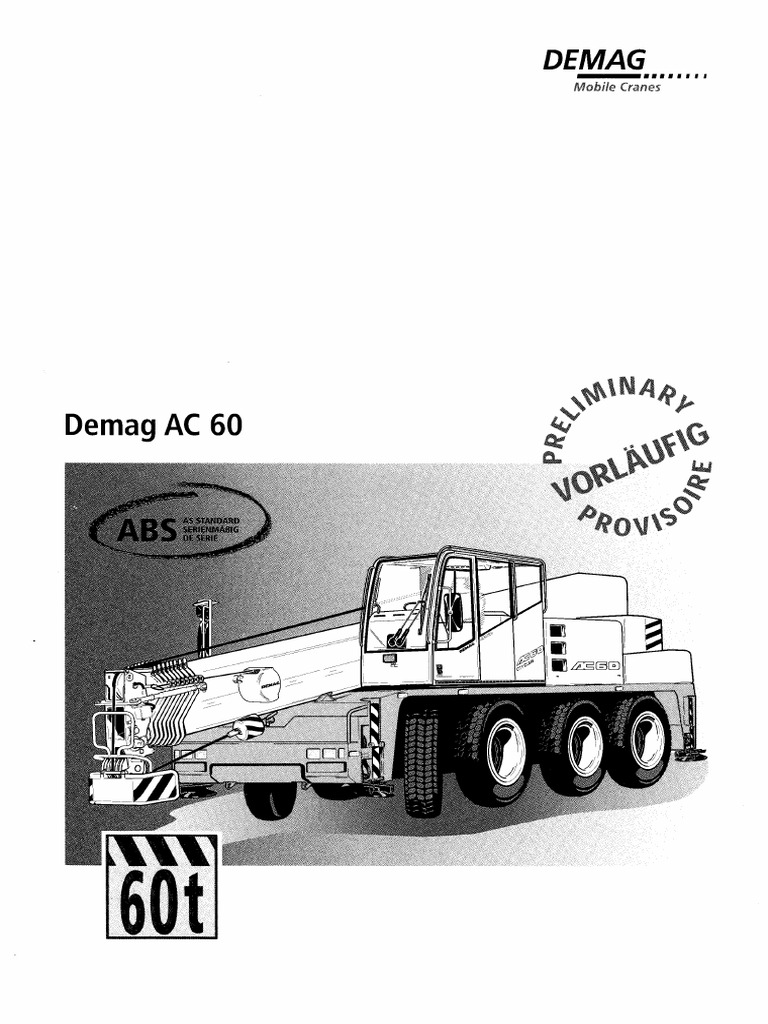 60 TN - DeMAG AC60 City Class | PDF