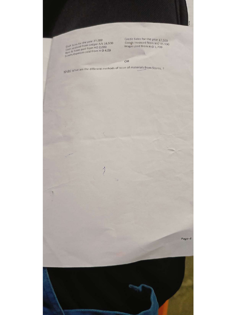 Atul 1st Sem Paper of Accounts | PDF